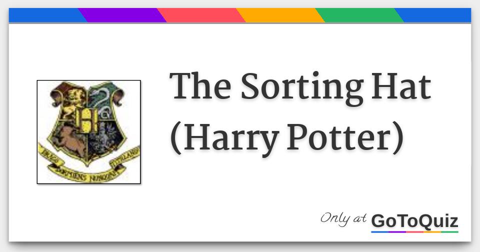 The Sorting Hat (Harry Potter)