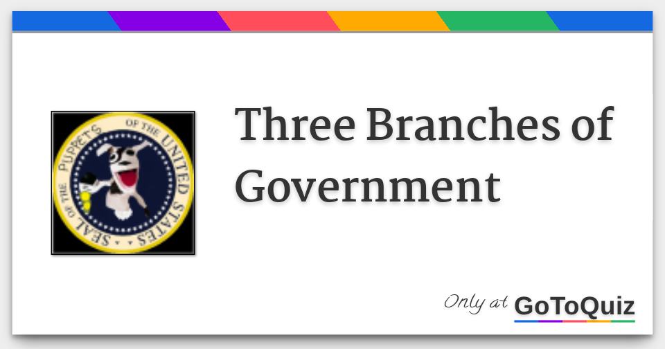 Three Branches of Government