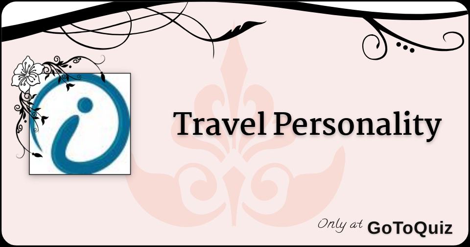 Travel Personality