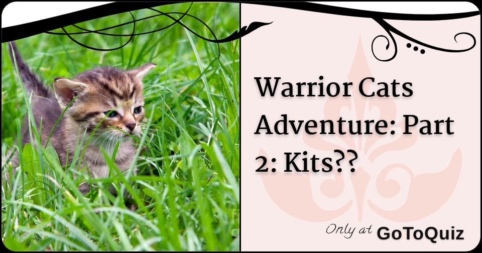 Results: Warrior Cats Adventure: Part 2: Kits??