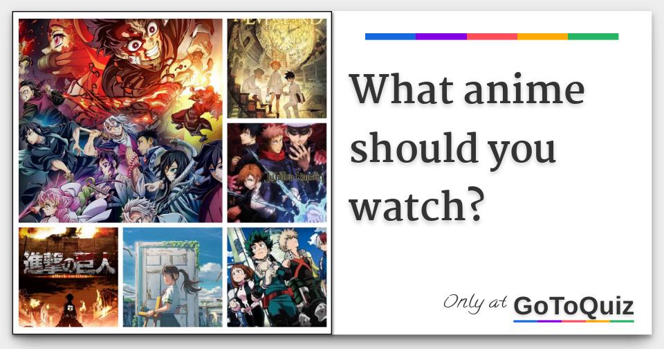 Results: What anime should you watch?