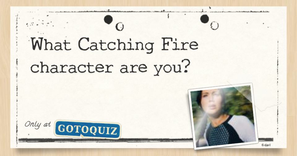 Results: What Catching Fire character are you?