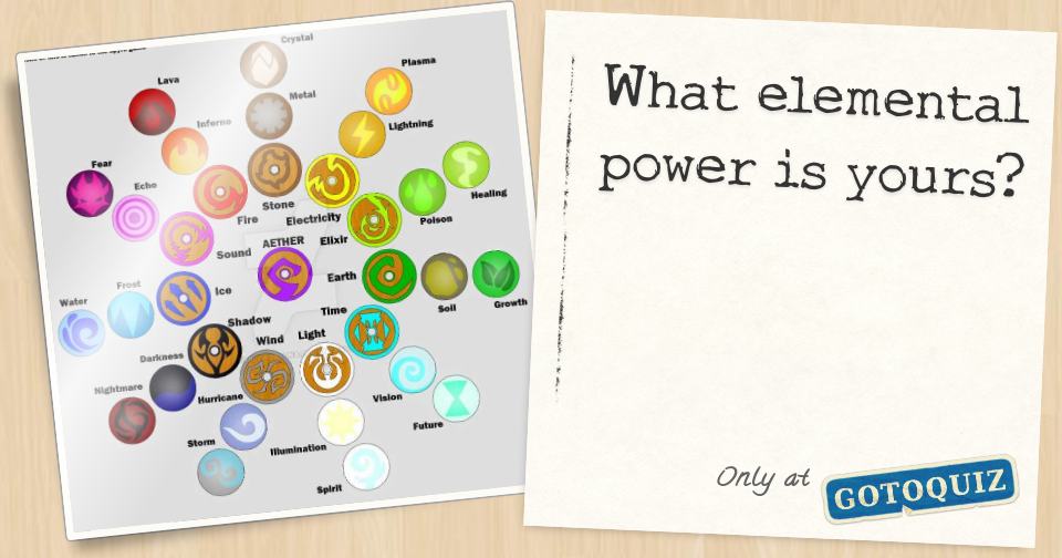 What elemental power is yours?