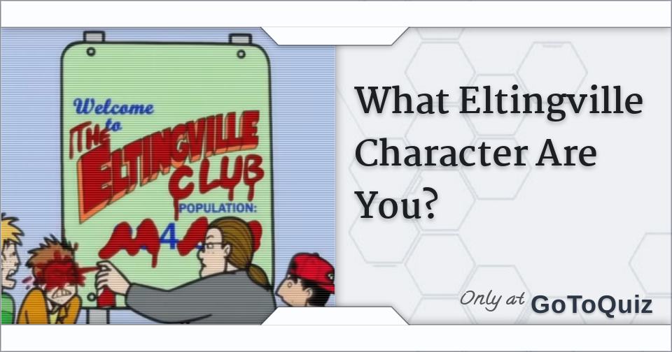 What Eltingville Character Are You?