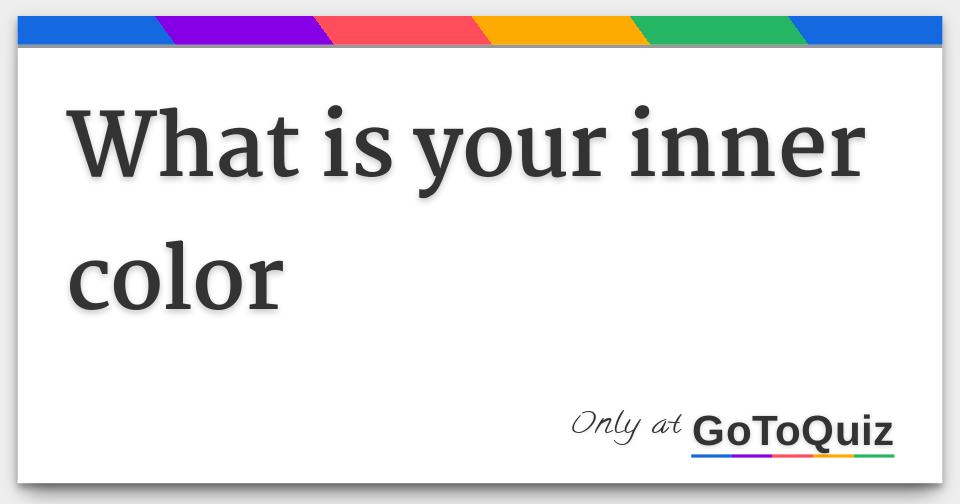What is your inner color