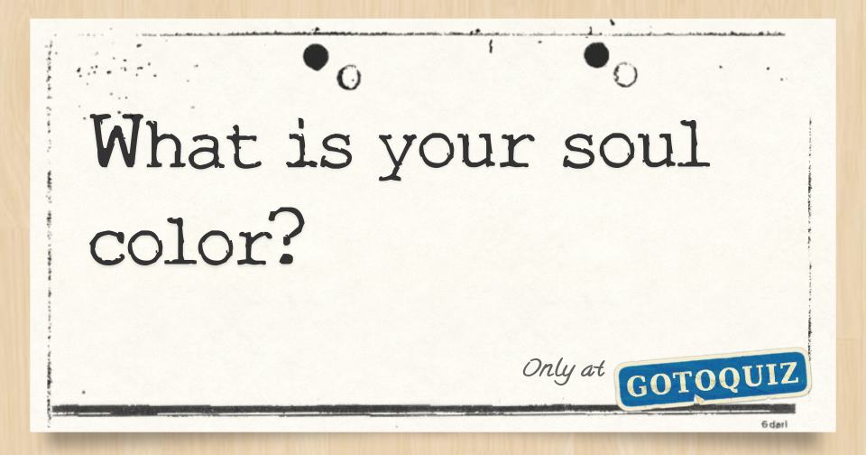 What is your soul color?