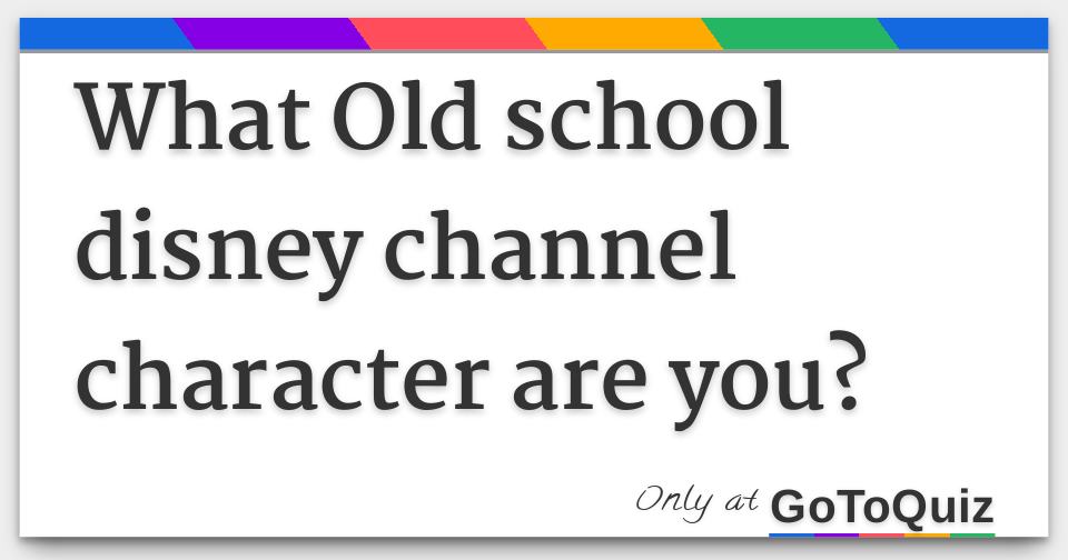 All Disney Channel Characters Names