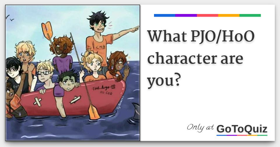 What PJO/HoO character are you?