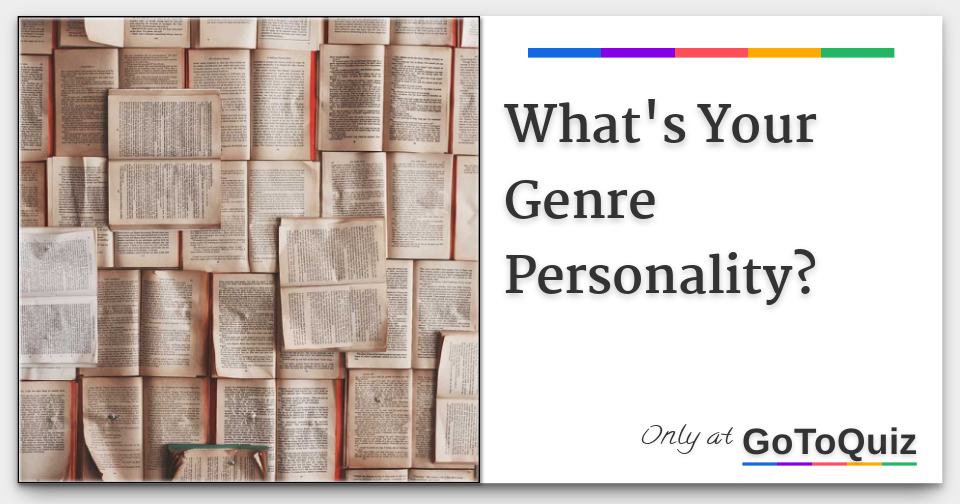 What's Your Genre Personality?