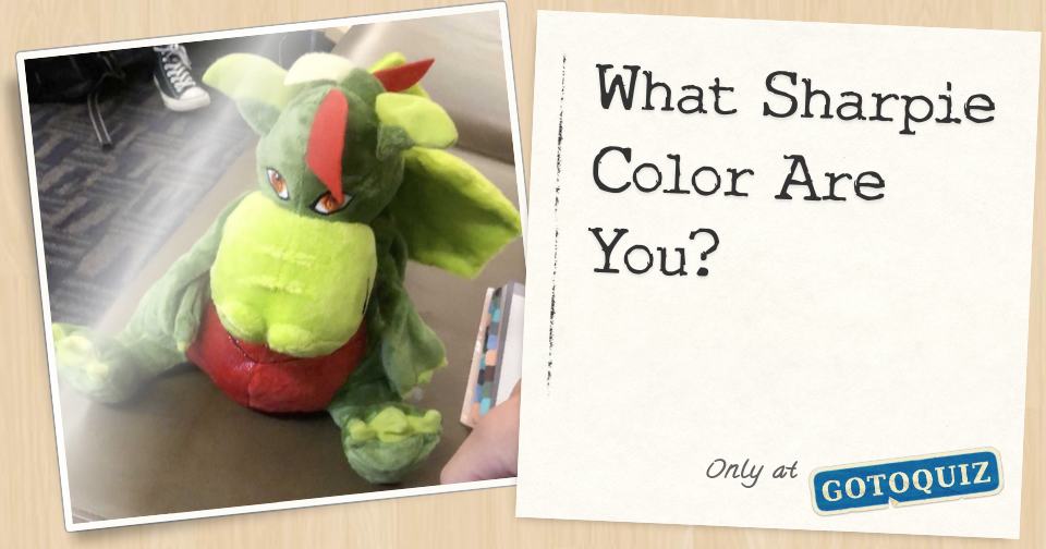 What Sharpie Color Are You?
