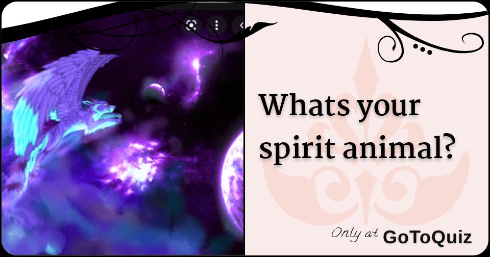 whats your spirit animal?