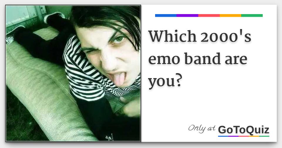 Which 2000's emo band are you?