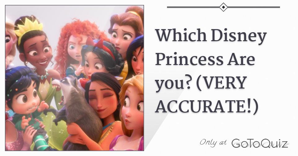 Which Disney Princess Am I Most Like