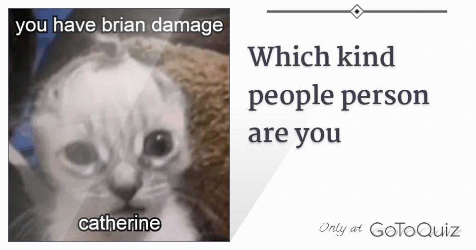 which kind people person are you