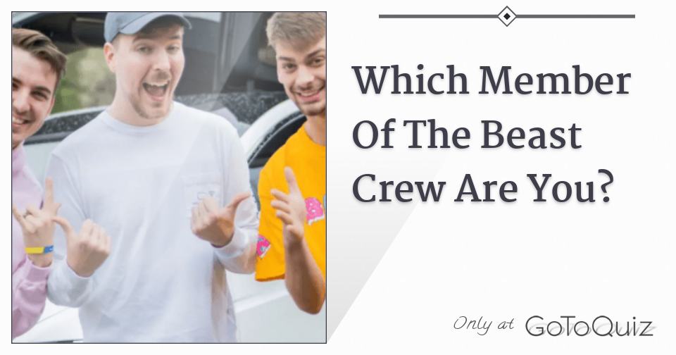 Results: Which Member Of The Beast Crew Are You?