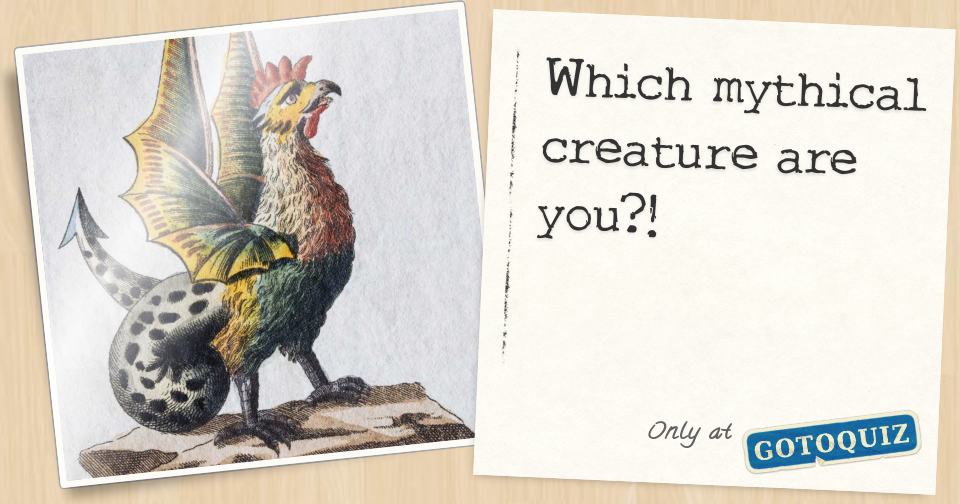 Which mythical creature are you?!