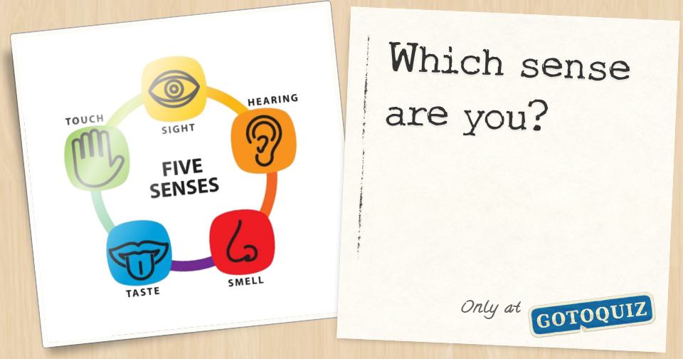Which sense are you?