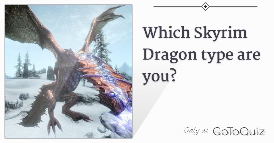 Skyrim Dragon Types
