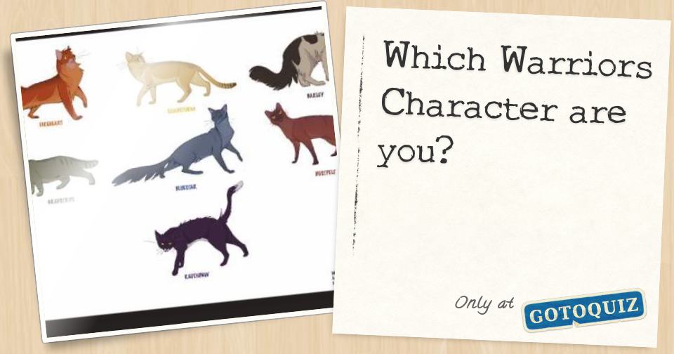 Which Warriors Character are you?