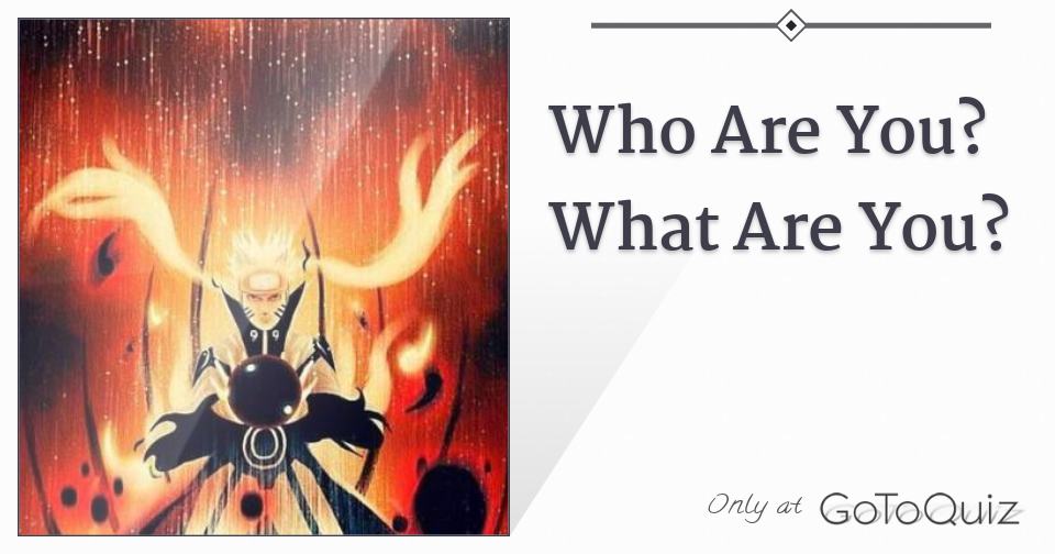 Who Are You? What Are You?