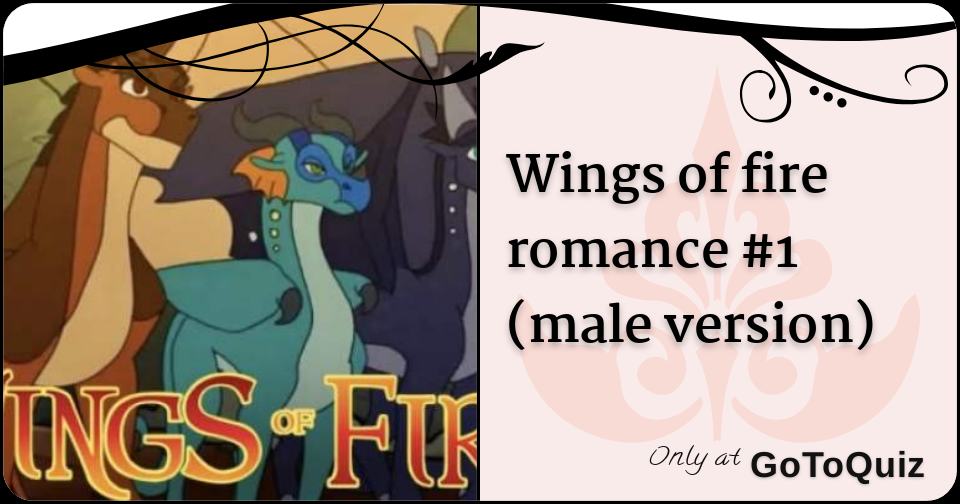 Wings of fire romance #1 (male version)