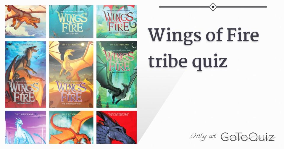 Wings of Fire tribe quiz Wings of Fire tribe quiz