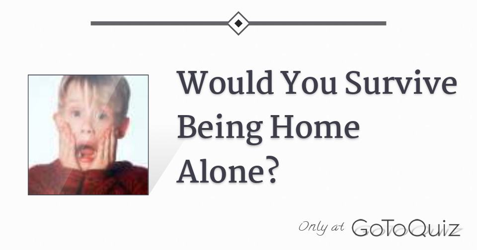 Would You Survive Being Home Alone?