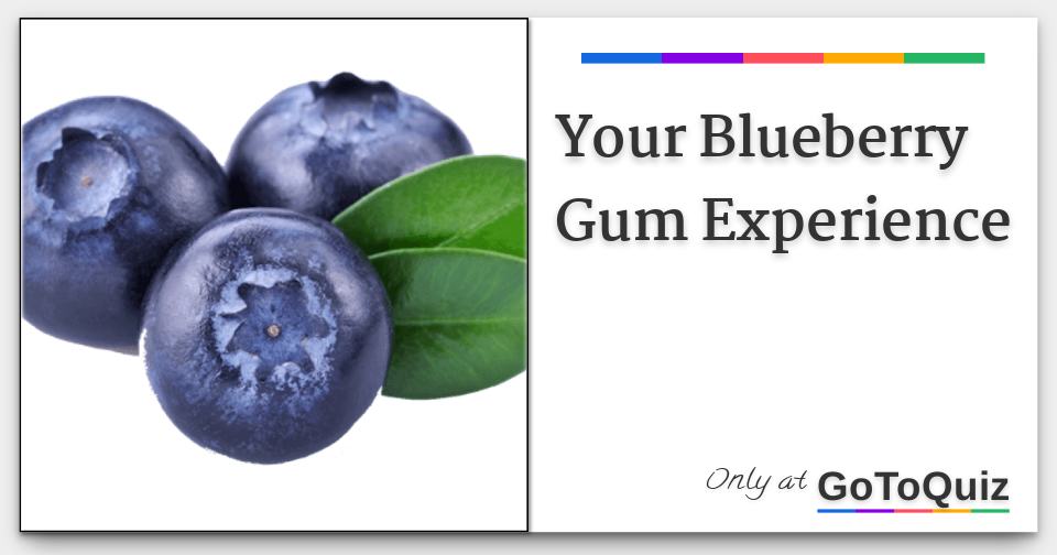 Your Blueberry Gum Experience