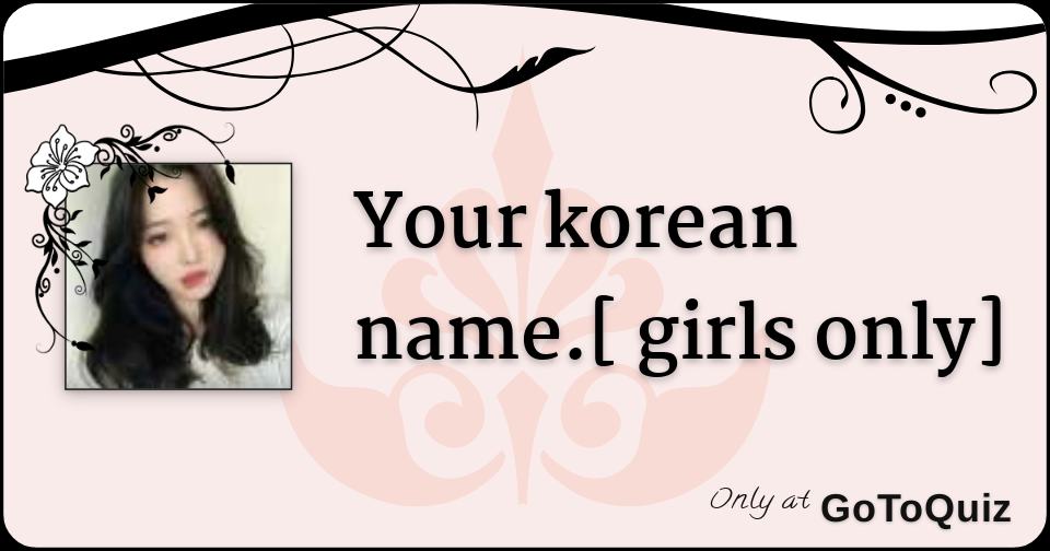 What Korean Name Means Goddess At David Frakes Blog