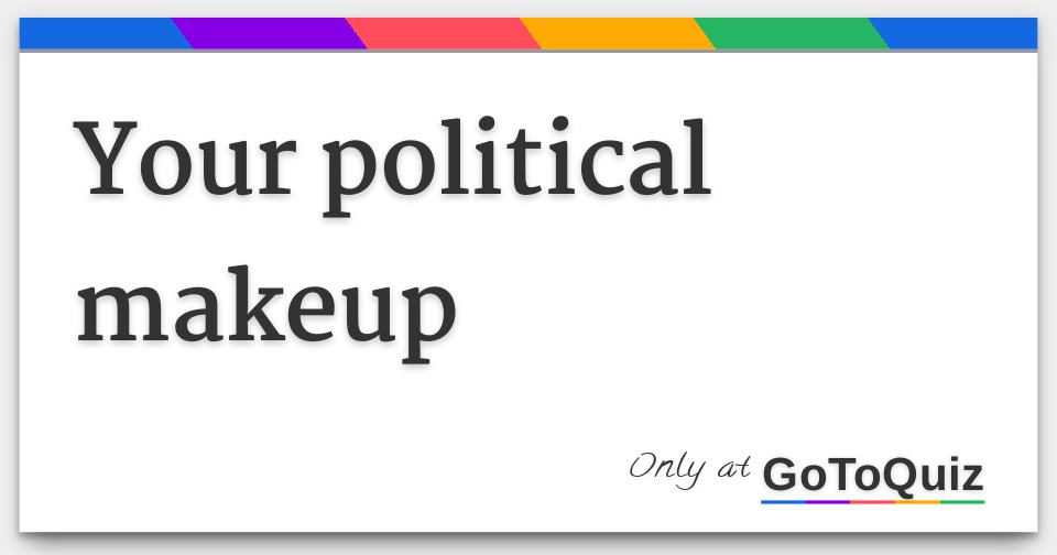 Your political makeup